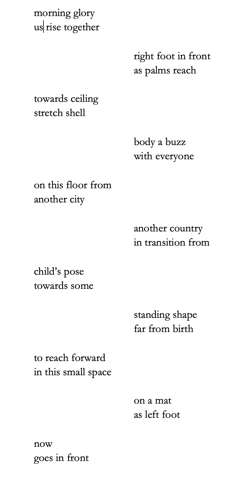 On the Mat – a poem by Jordan Boyd – Amethyst Review